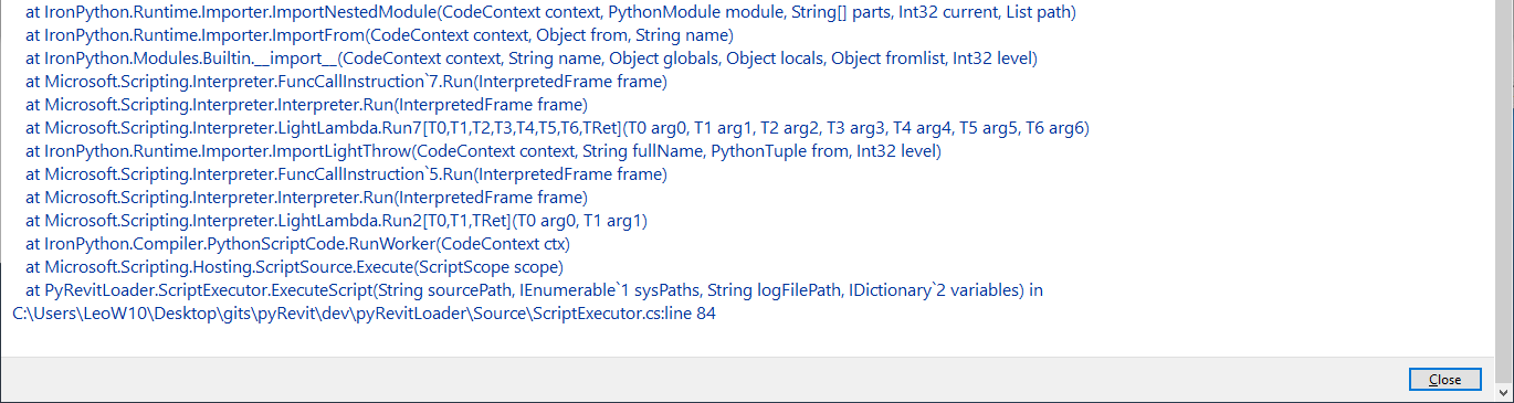 pyrevit 4.6.21 load errors · Issue #601 · pyrevitlabs/pyRevit · GitHub