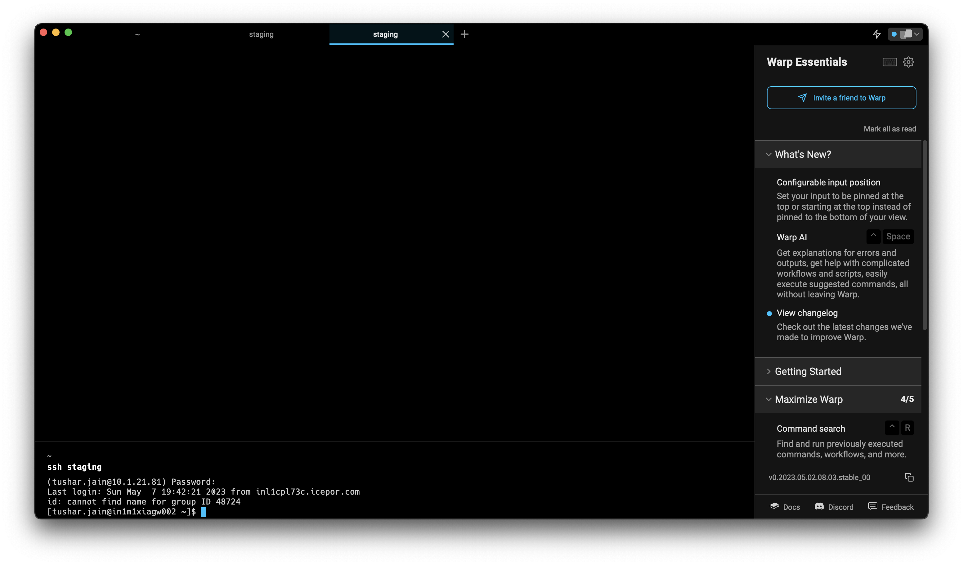 Ssh Wrapper Not Working Properly · Issue 3037 · Warpdotdevwarp · Github