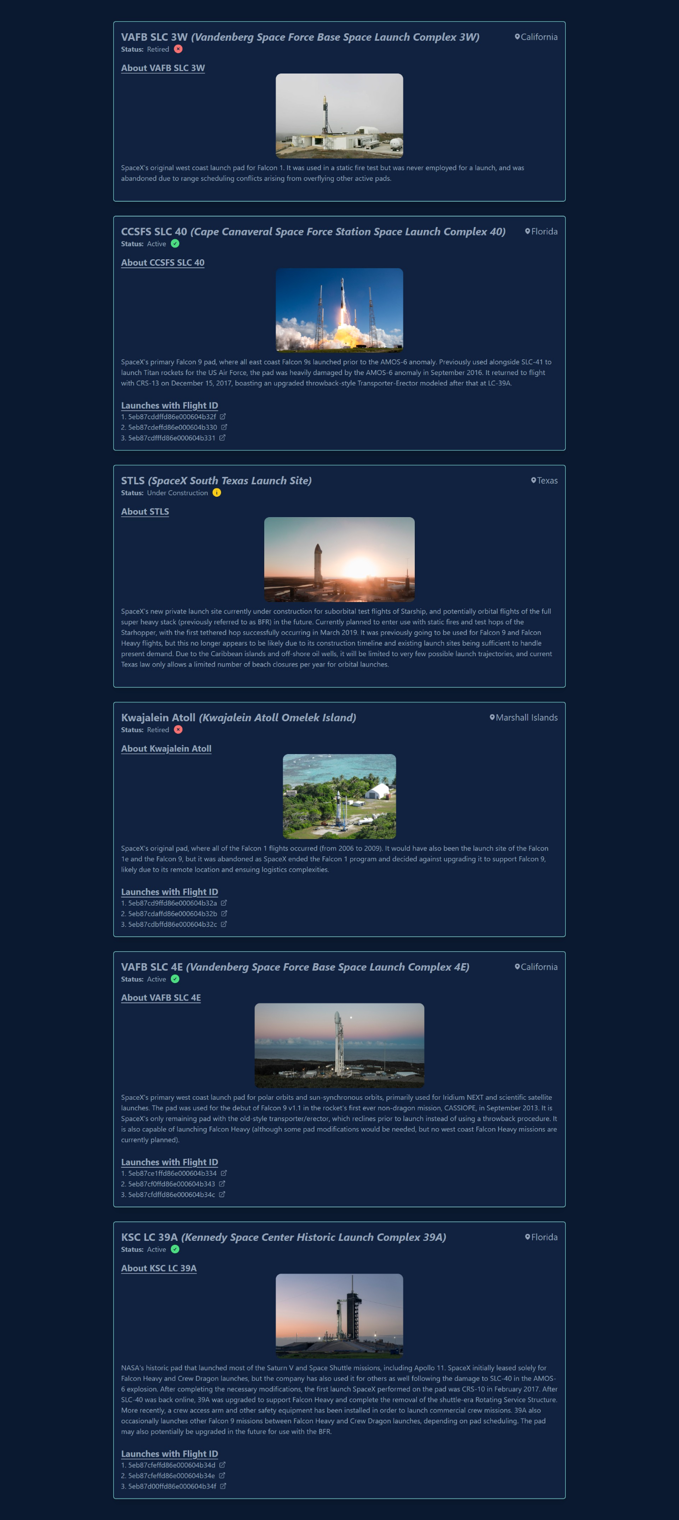 GitHub - AshutoshDash1999/spacex-launchpads