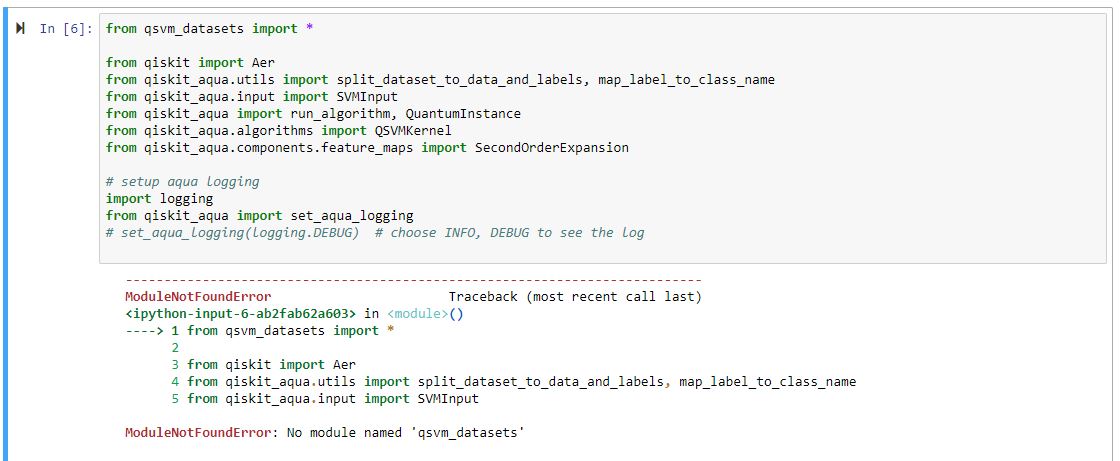 Qsvmdatasets Not Found · Issue 295 · Qiskit Communityqiskit Aqua · Github 