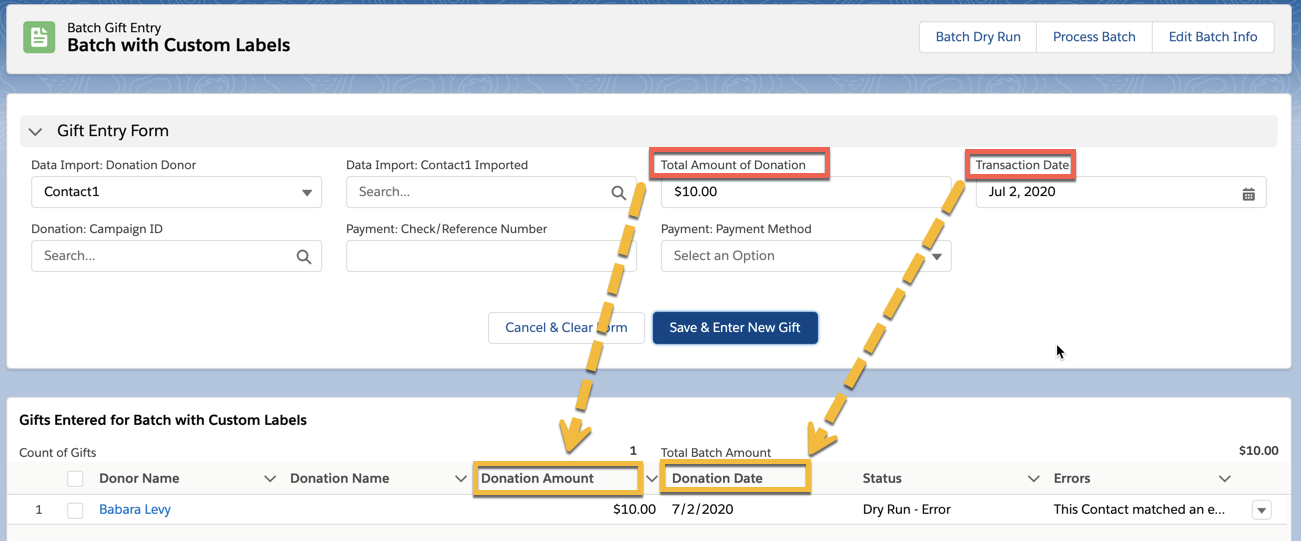 Batch Gifts Table Does Not Use User-Defined Field Labels as Column Headers · Issue #5641 ...