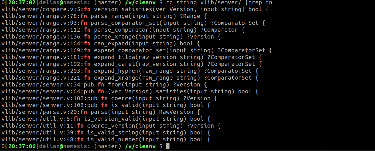 Allow Version to be represented as a String · Issue #12778 · vlang/v · GitHub