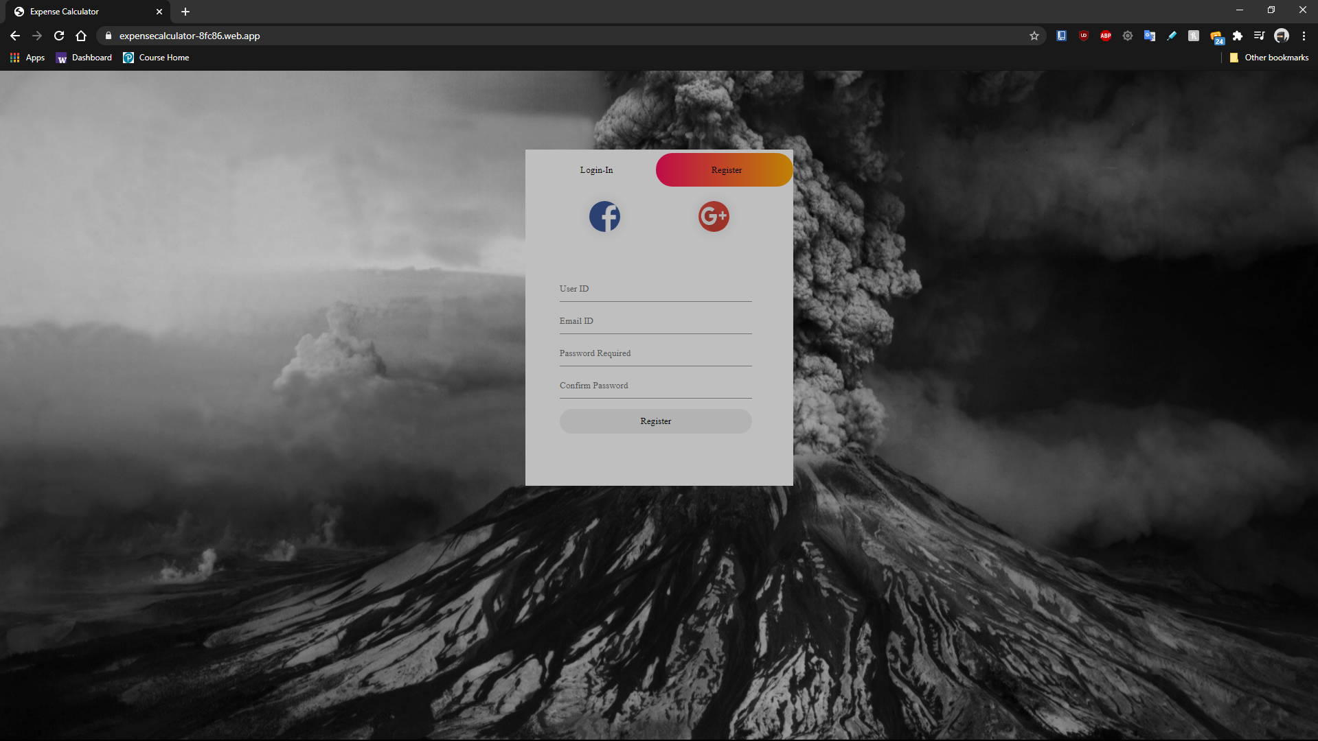 GitHub - KarnveerSG/Login-RegisterPage