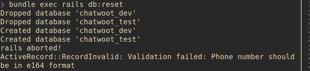 Seeds fail due to invalid phone number format · Issue #2169 · chatwoot ...