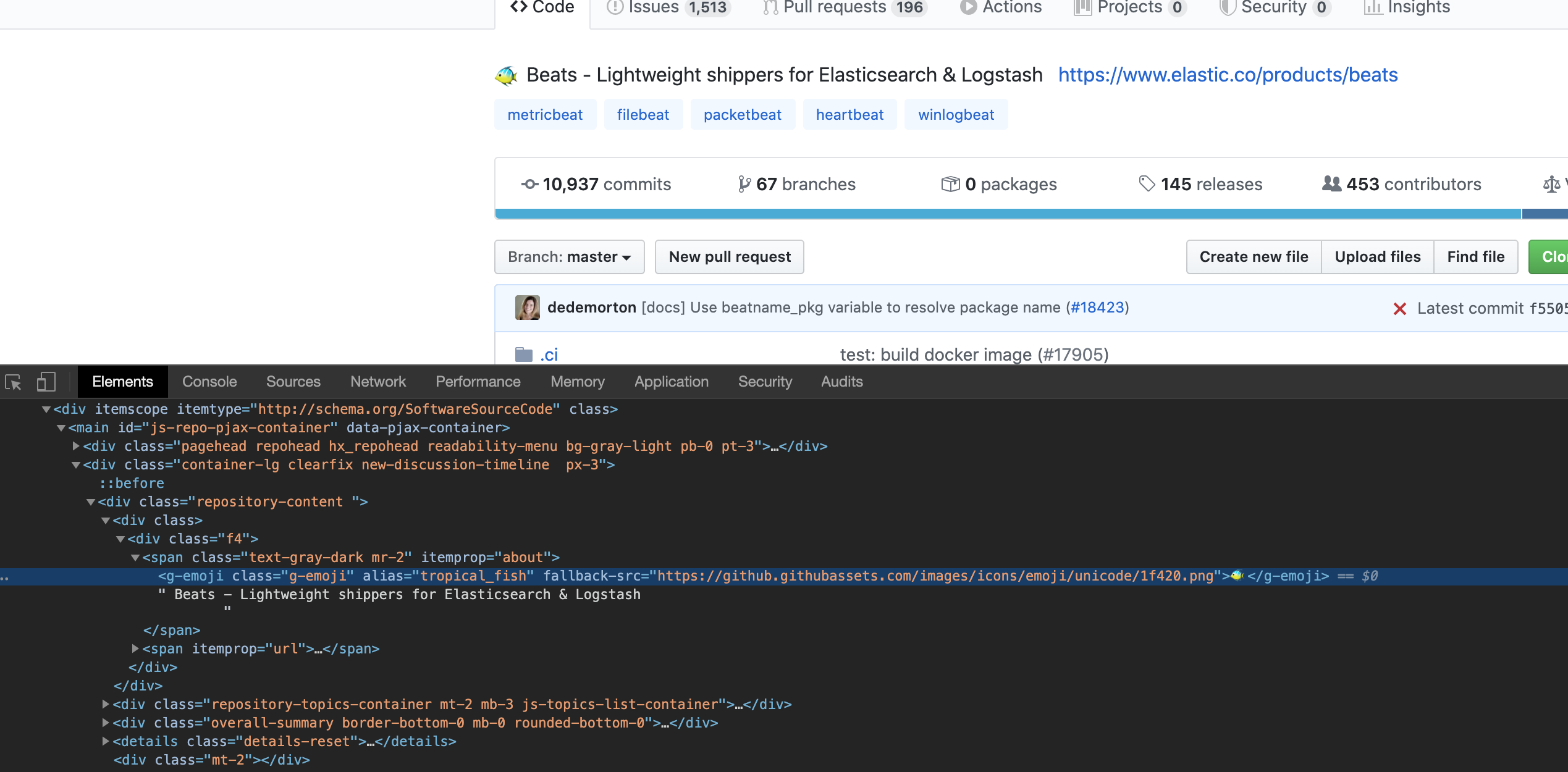 Emoji not rendered properly for some projects · Issue #43 · DeepSourceCorp/good-first-issue · GitHub