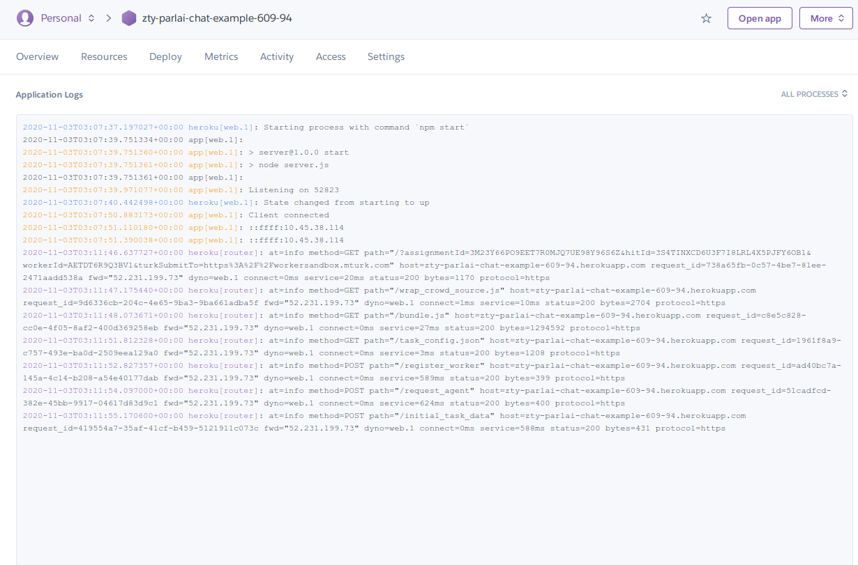 deployment of parlai_chat_task_demo on mturk sandbox · Issue #300 · facebookresearch/Mephisto ...