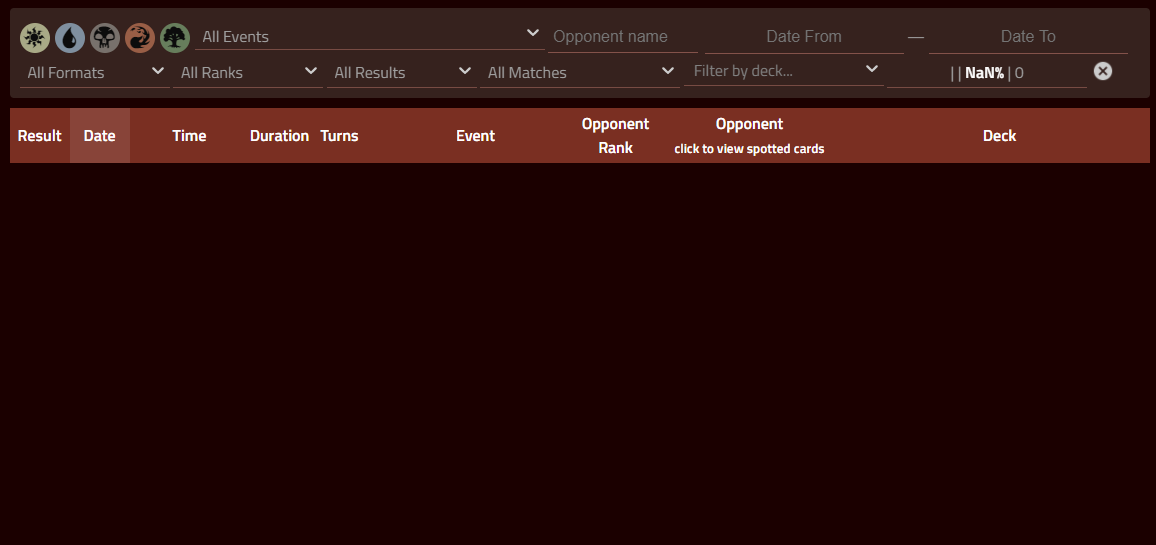 Not tracking all data. · Issue #198 · Razviar/mtgap · GitHub
