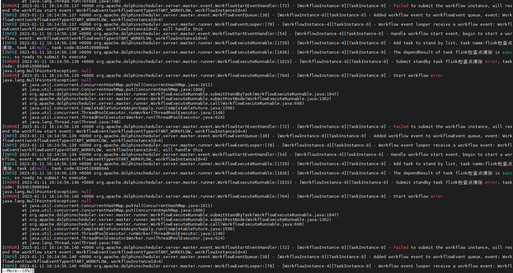[Bug] [Master] Workflow instance start event will dead loop. · Issue #13390 · apache ...