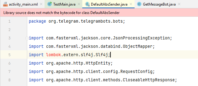 Library error · Issue #1050 · rubenlagus/TelegramBots · GitHub