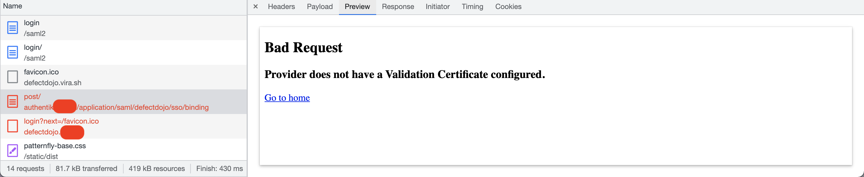 SAML POST binding turned into GET without body when user hasn't ...