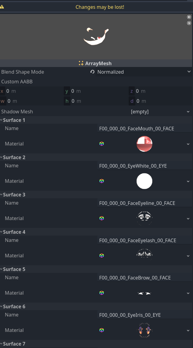 Use names instead of indices (or both) in MeshInstance3D's Surface Material Override · Issue ...