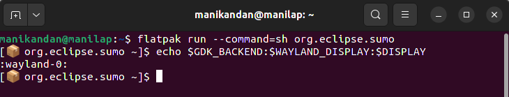 Unable to start sumo flatpak · Issue #11893 · eclipse-sumo/sumo · GitHub