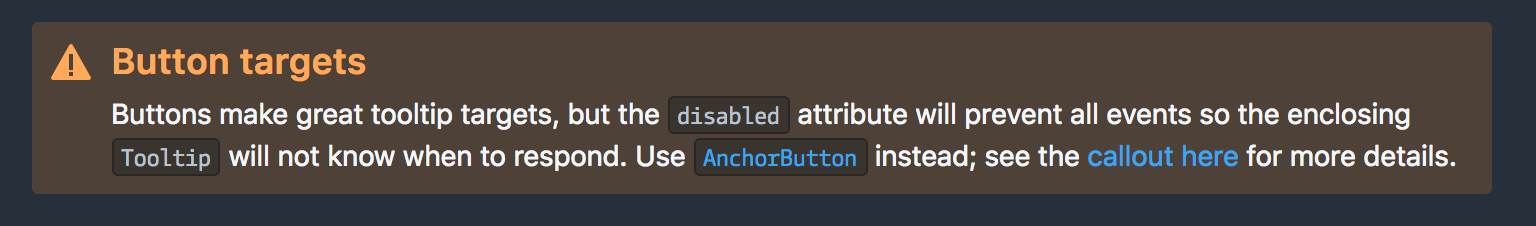 Tooltip Element Crash In Disabled Button · Issue 2558 · Palantir Blueprint · Github