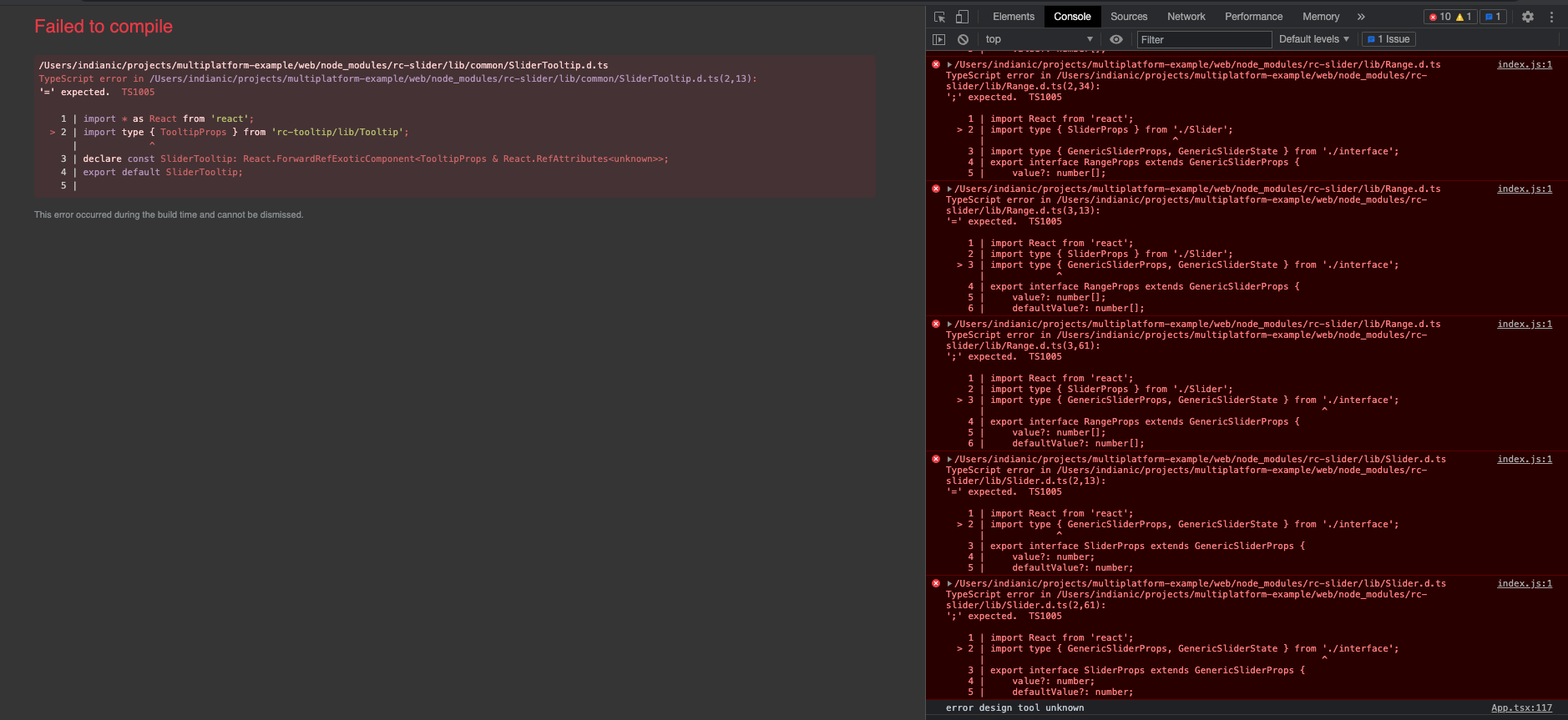 Error importing rc slider · Issue #771 · react-component/slider · GitHub