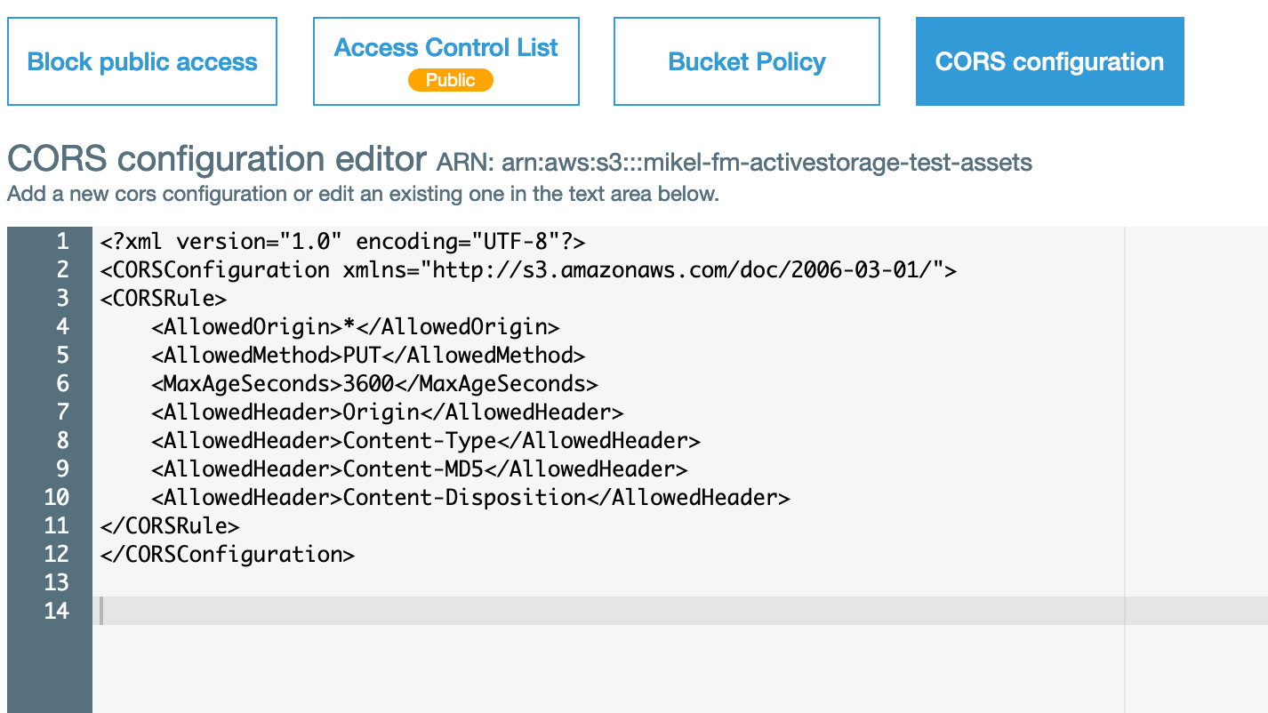 Activestorage Direct Uploads To S3 Are Not Using Public Read Acl For Public Buckets · Issue