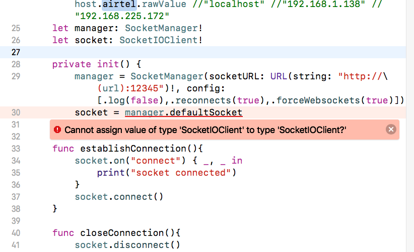 Cannot Assign Value Of Type Socketioclient To Type Socketioclient · Issue 1158 · Socketio