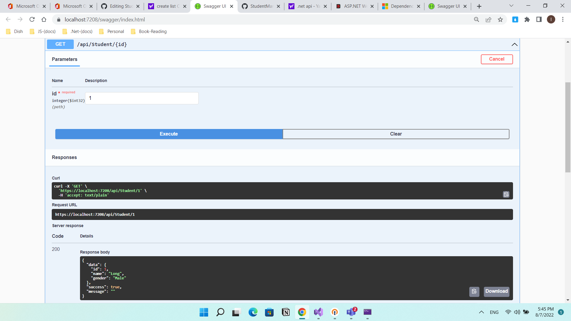 GitHub - hlong0425/StudentManagement: First Dotnet Project
