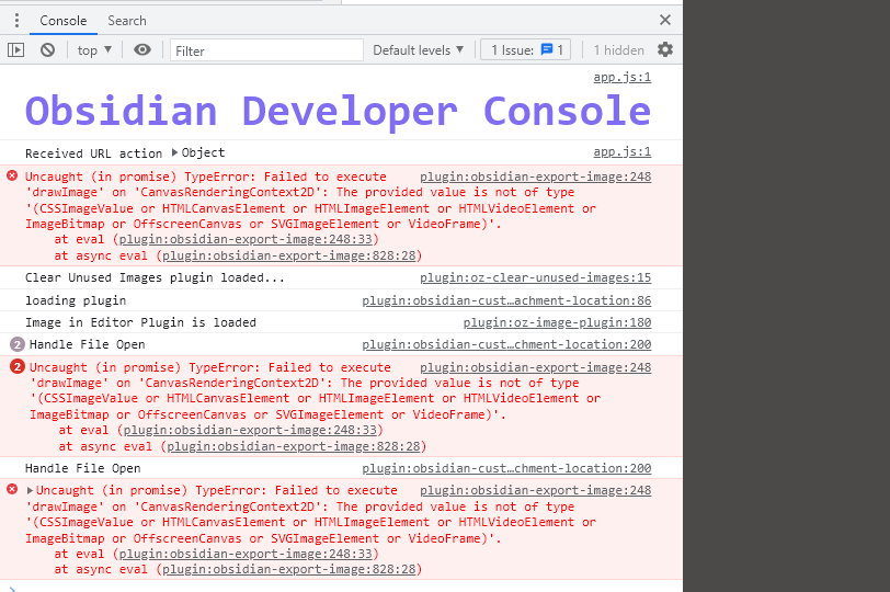 预览模式下运行命令后没有导出图片 · Issue #4 · zhouhua/obsidian-export-image · GitHub