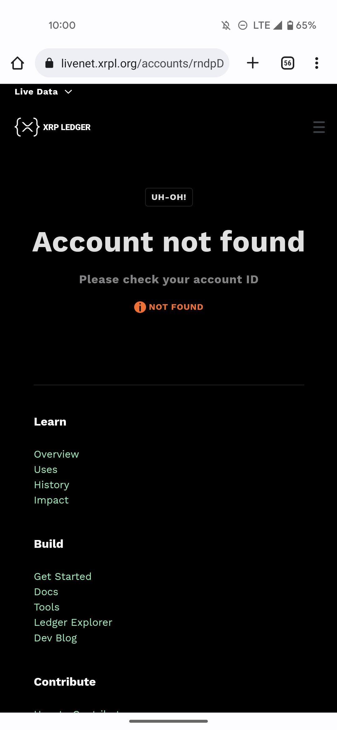 Indicating When An Account Does Not Exist · Issue 661 · Ripple 6559