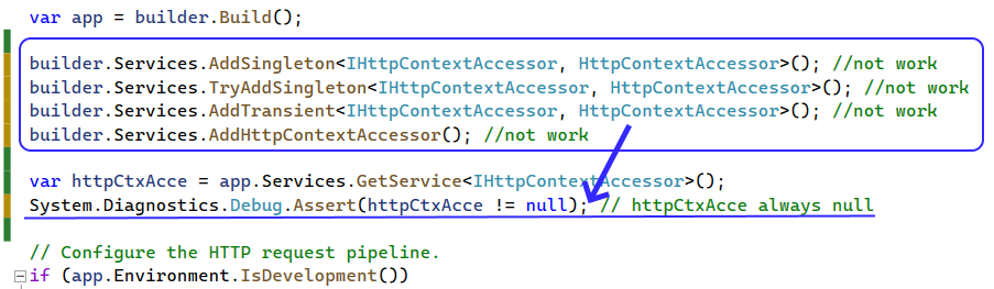 Get HttpContextAccessor in .Net 6 · Issue #36440 · dotnet/aspnetcore · GitHub