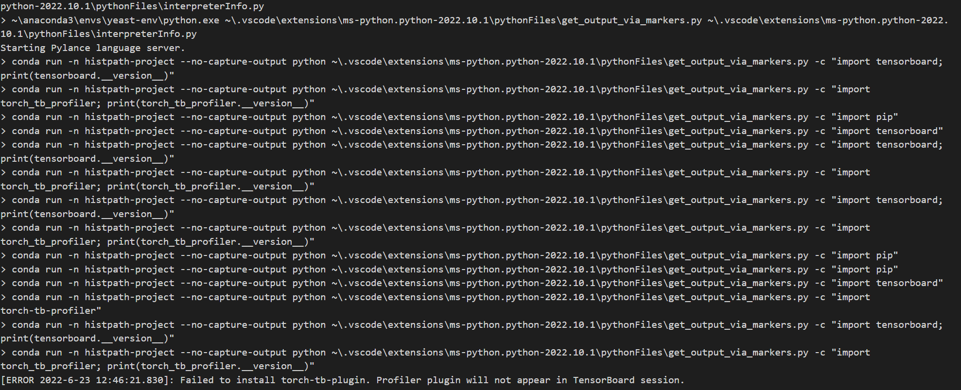 BUG:Always need to 'install tensorboard' · Issue #9740 · microsoft/vscode-jupyter · GitHub