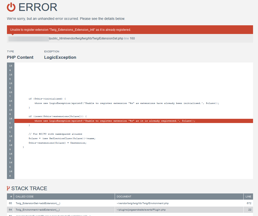 Page errors · Issue #179 · OFFLINE-GmbH/oc-mall-plugin · GitHub