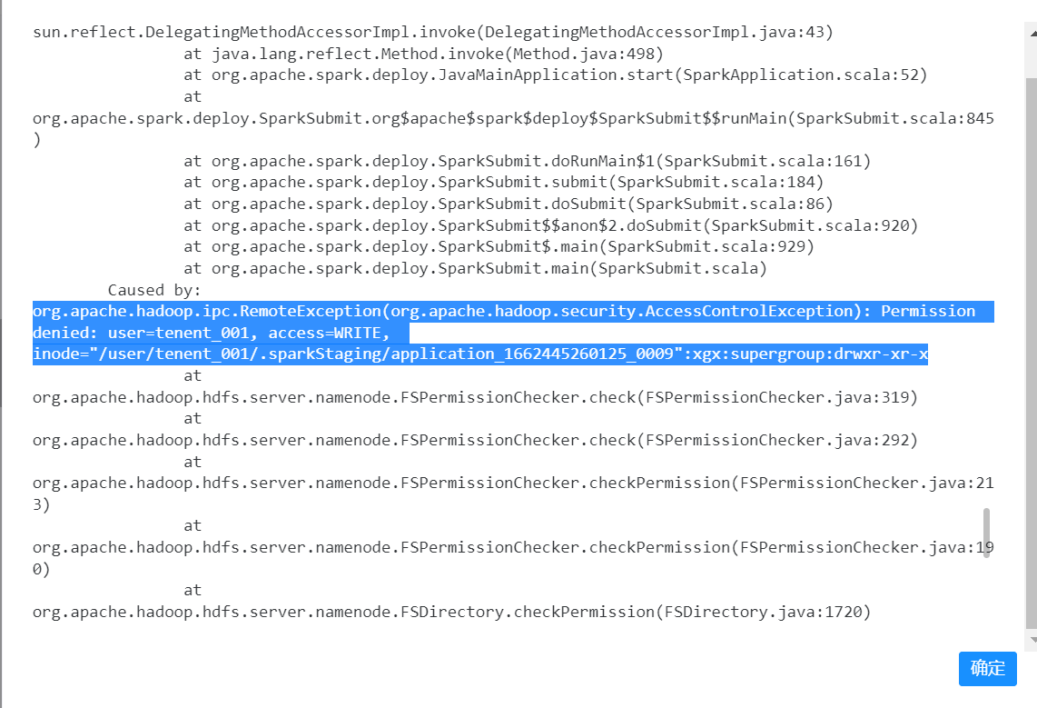 The user=tenent_001 is Permission denied · apache dolphinscheduler · Discussion #11807 · GitHub
