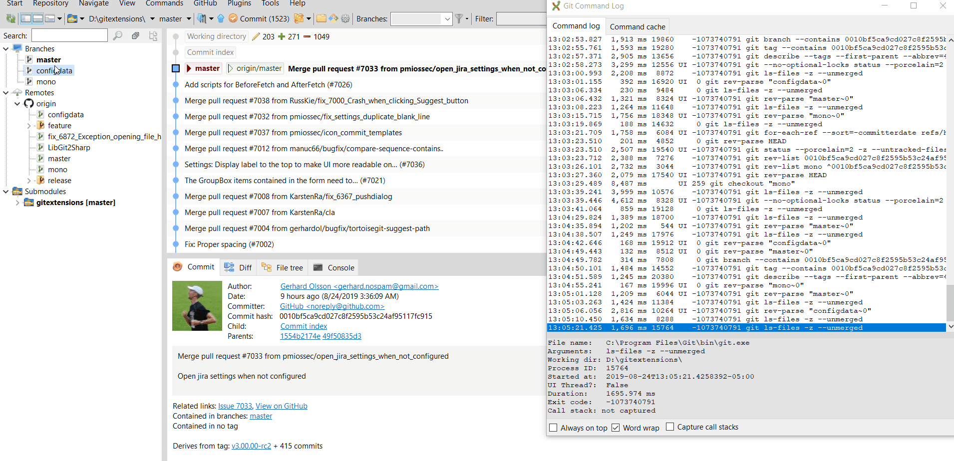 No revision found pop up error · Issue #7035 · gitextensions/gitextensions · GitHub