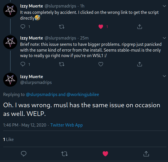 Nudge WSL users to Windows Insider · Issue #2329 · rust-lang/rustup · GitHub