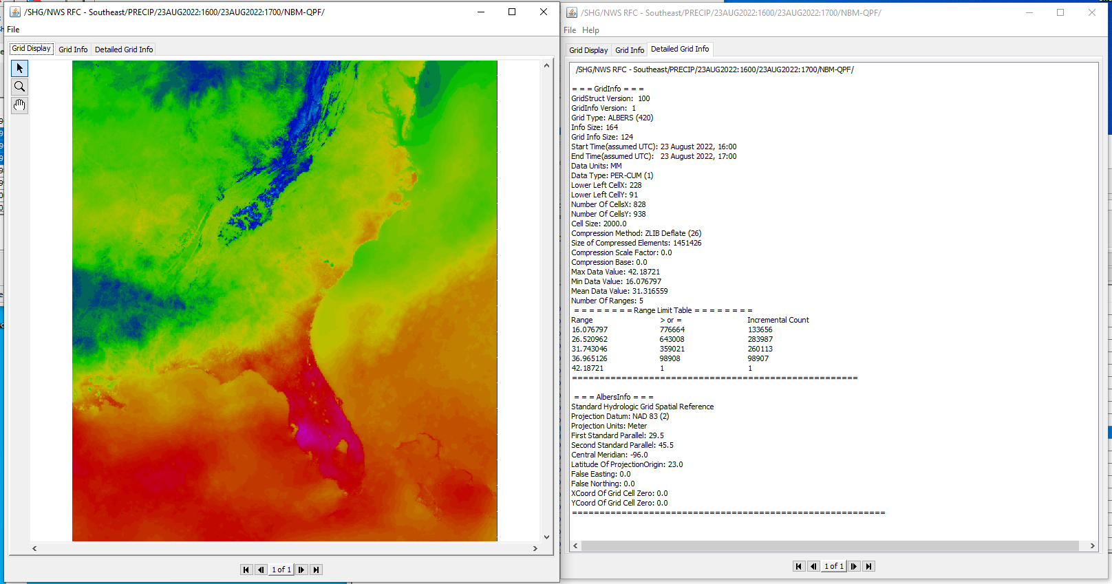 [BUG REPORT]: NBM QPF - Geoproc - wrong band · Issue #297 · USACE/cumulus · GitHub