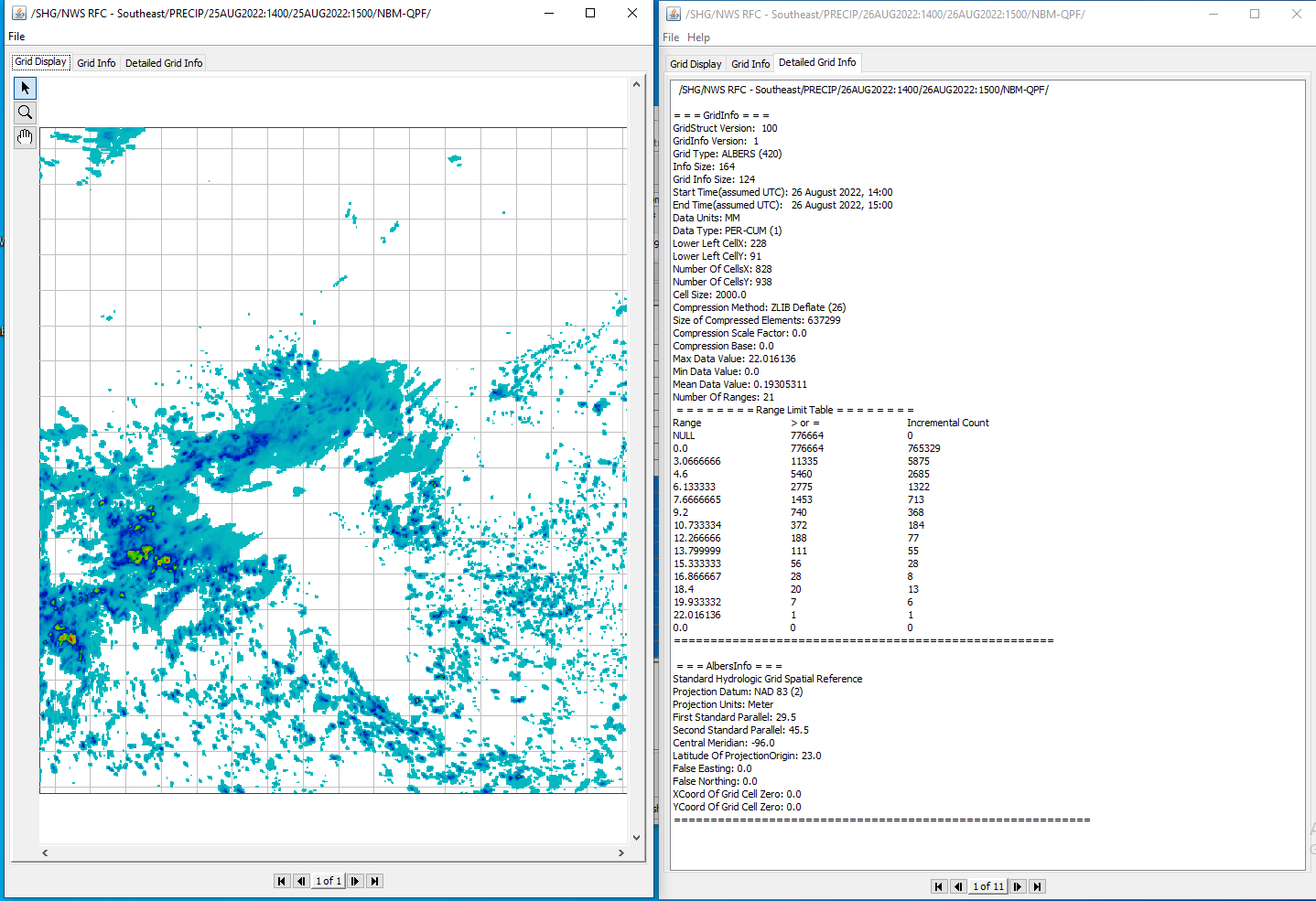 [BUG REPORT]: NBM QPF - Geoproc - wrong band · Issue #297 · USACE/cumulus · GitHub