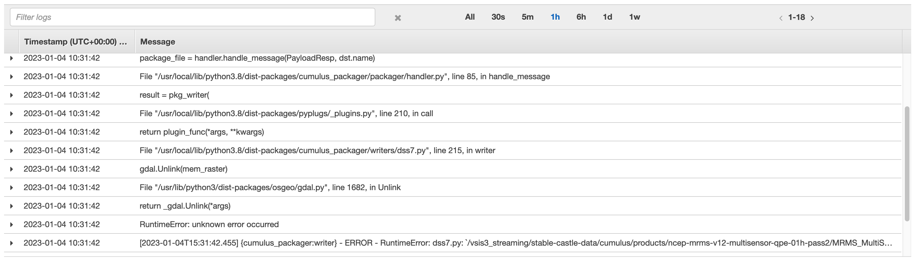 [BUG REPORT]: Packager unlink error · Issue #326 · USACE/cumulus · GitHub