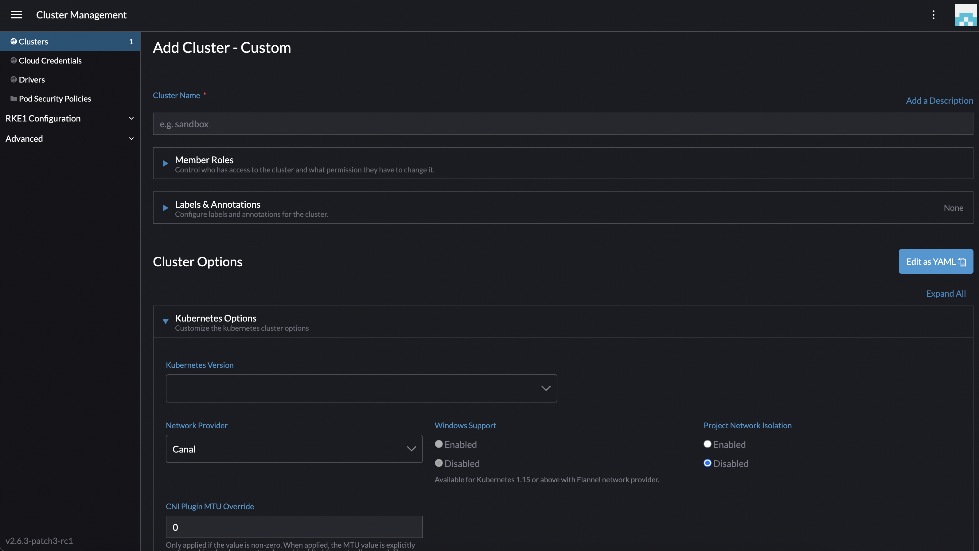 Unable To Provision Any Rke1 Downstream Clusters In Ui With `v263 Patch3 Rc1` · Issue 5573