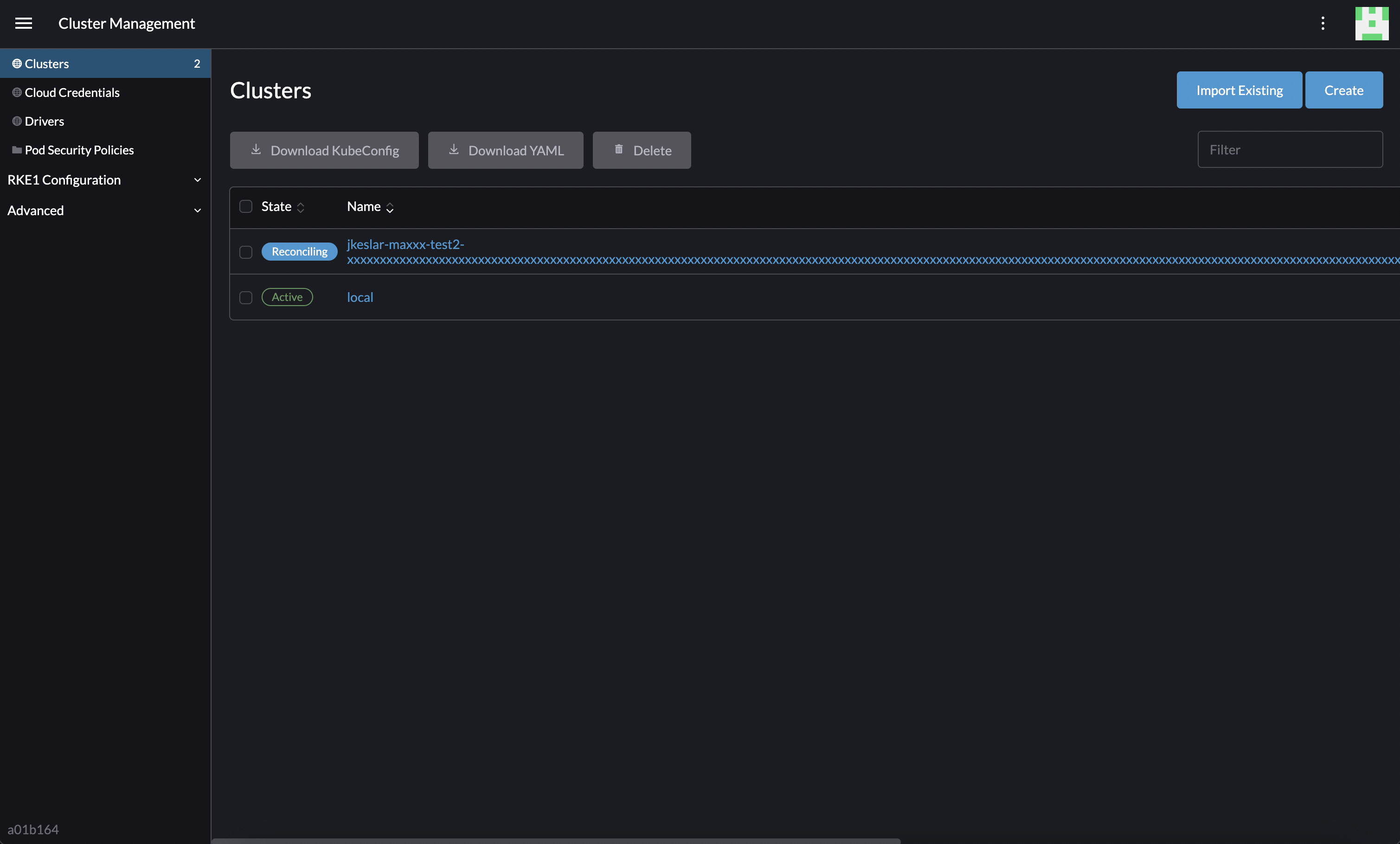Home page shows RKE2 Custom cluster as Active when it has not successfully provisioned · Issue ...