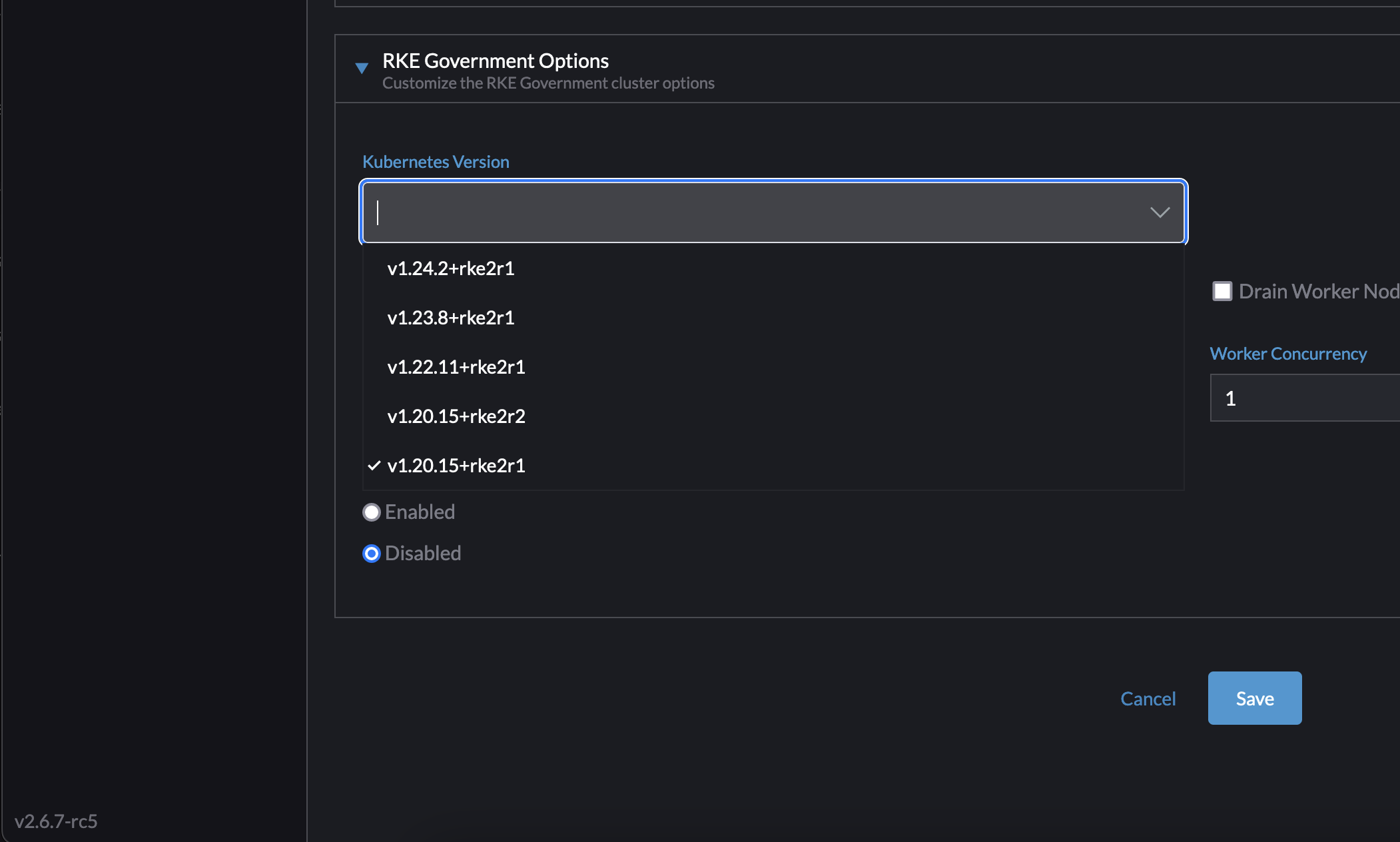 [BUG] K8s v1.21 not available for upgrade w/ k8s v1.20 Imported RKE2/k3s clusters · Issue #38500 ...