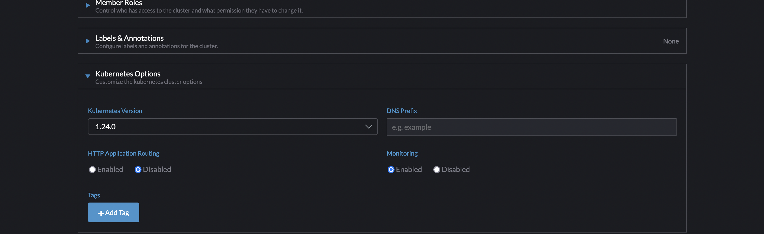 Label k8s 1.24.0+ as "(experimental)" for AKS clusters for Rancher 2.6.7 · Issue #6513 · rancher ...