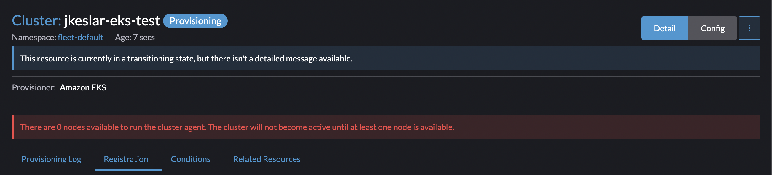 Add Ui Enhancement To Warn Users Of Eks 0 Nodes In Node Group Behavior · Issue 6808 · Rancher
