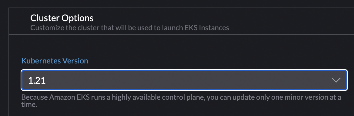 [BUG] Unable to upgrade EKS clusters, w/ k8s 1.21 or below, on rancher 2.7 · Issue #39392 ...