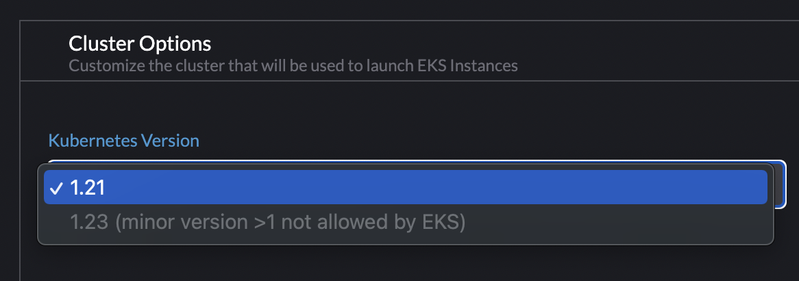 [BUG] Unable to upgrade EKS clusters, w/ k8s 1.21 or below, on rancher 2.7 · Issue #39392 ...