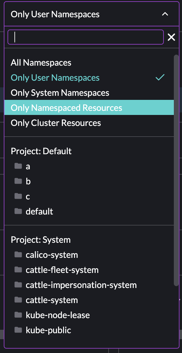Custom colors are not applied to dropdowns correctly · Issue #7501 · rancher/dashboard · GitHub