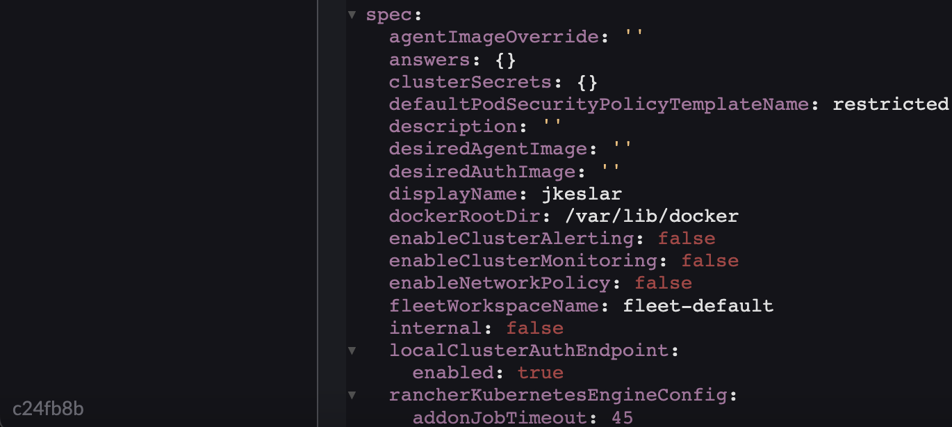 Downstream RKE1 w/ PSP set to `restricted` successfully provisions, then fails to properly ...