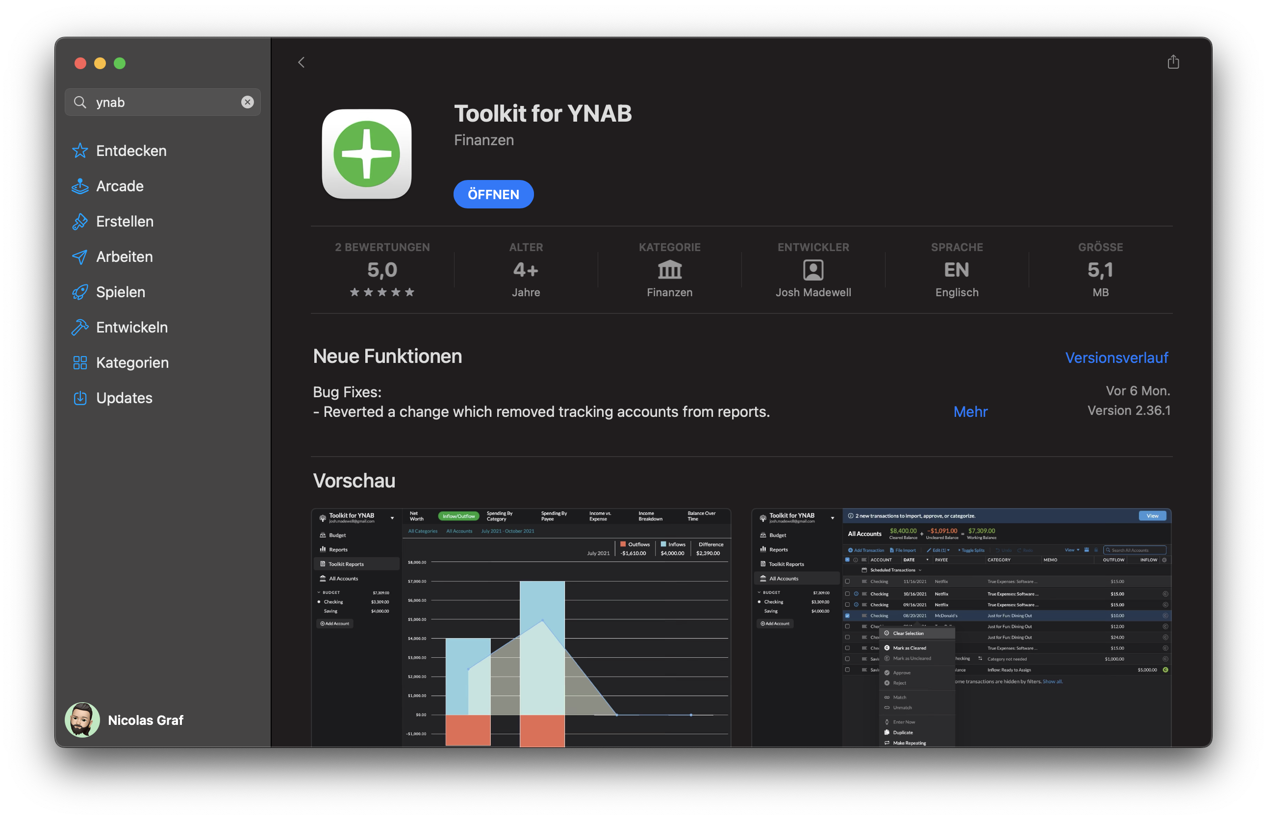 [BUG] please update Safari extension · Issue #2766 · toolkit-for-ynab ...