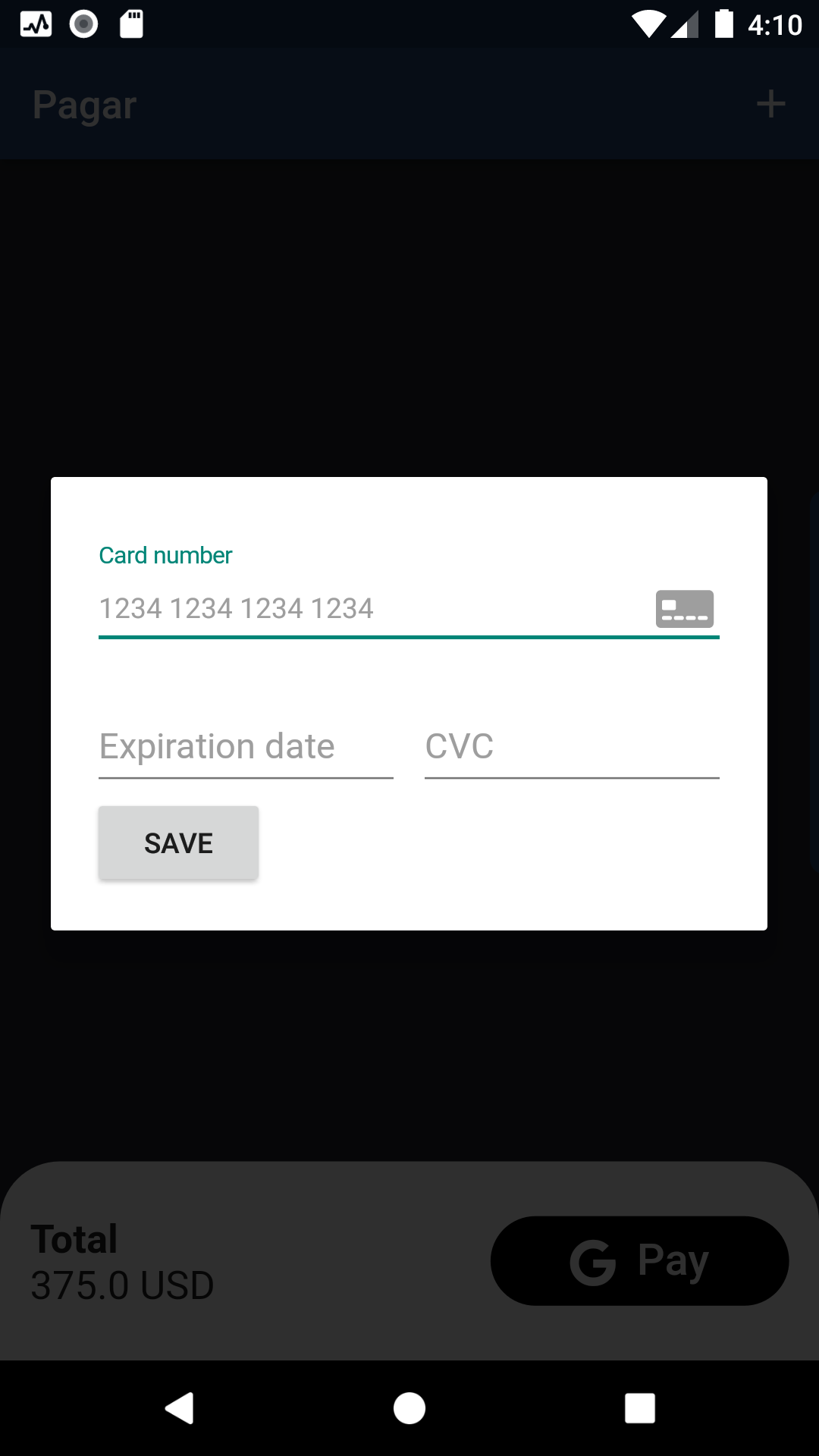 GitHub - GerArJe/stripe_app: Aplicación de pagos con Flutter usando Stripe
