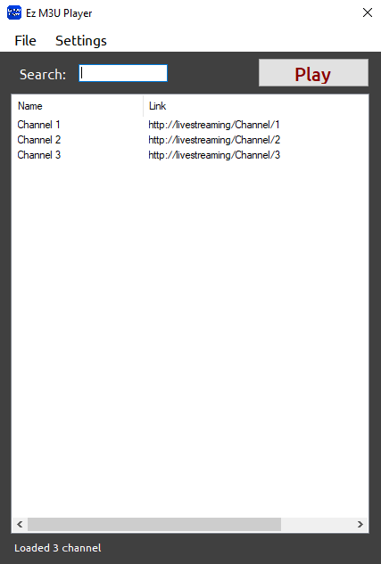 GitHub - AleTinti/Ez-M3U-Player: Simple and efficient M3U file player ...