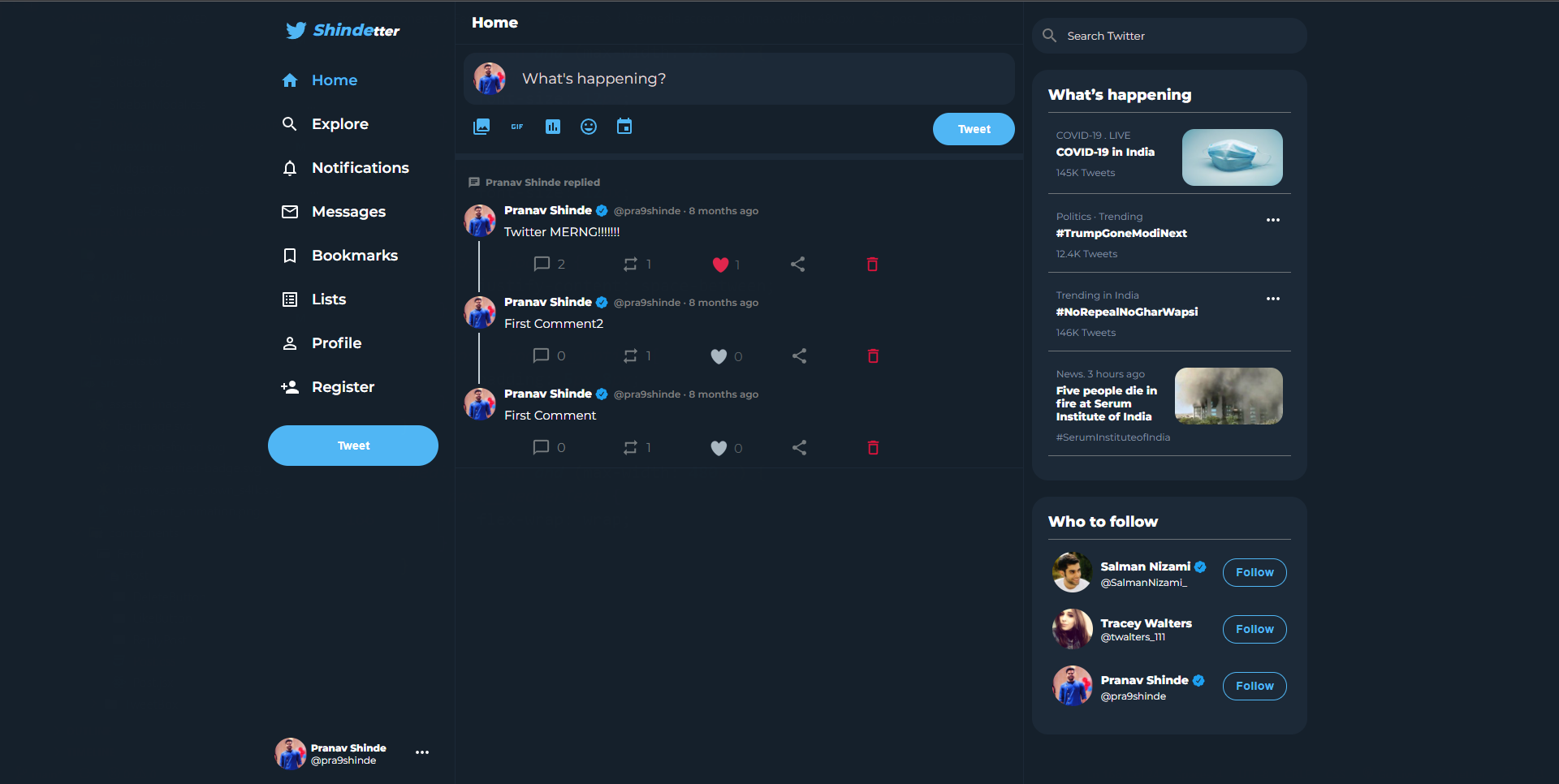 GitHub - pra9shinde/twitter-clone-frontend: Twitter clone using MERNG stack