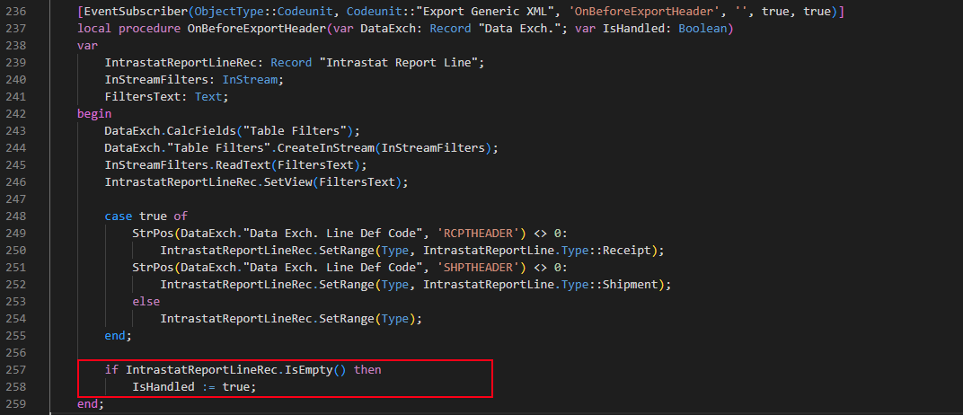 Bug: Intrastat FR breaks Export Generic XML (Data Exchange Framework) · Issue #23604 · microsoft ...