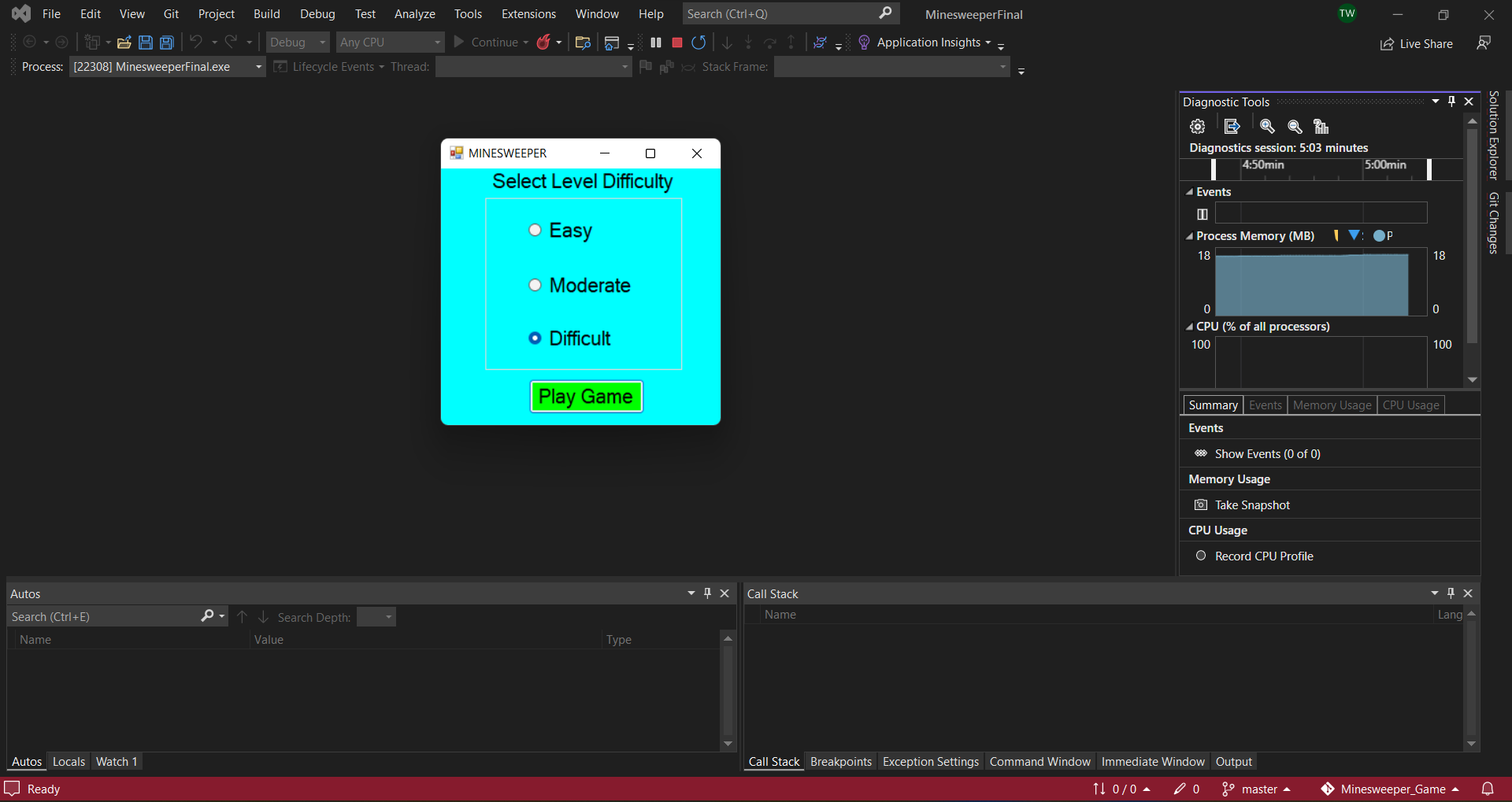 GitHub - FLAME270/Minesweeper-Game