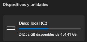 Volume usage is unreadable when using dark mode · Issue #5336 · files-community/Files · GitHub
