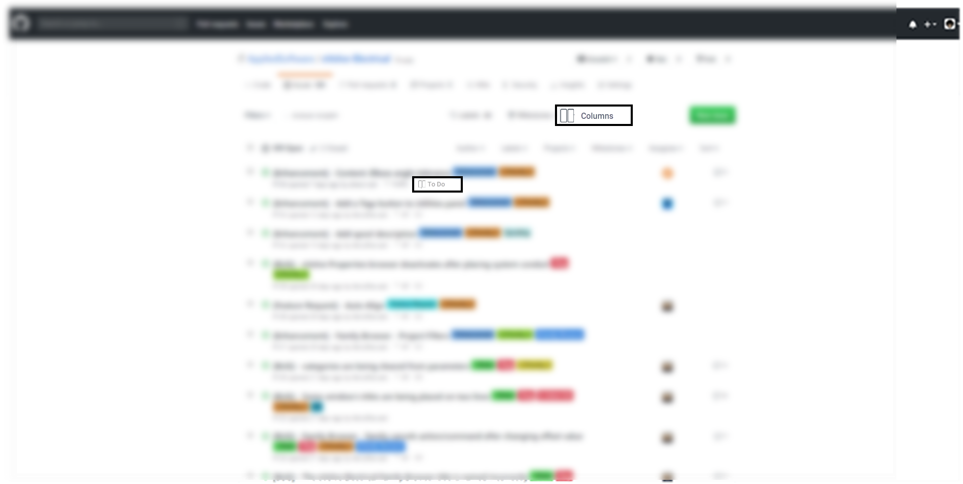 Feature Request Displayselect Columns · Issue 2177 · Mislavhub · Github 