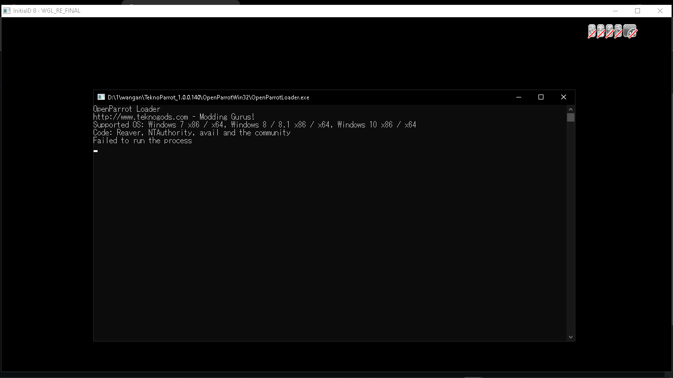 Initial D 8 eror issue · Issue #165 · teknogods/teknoparrot-issues · GitHub